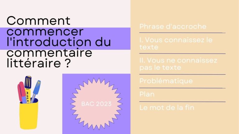 Comment Commencer L Introduction Du Commentaire Littéraire